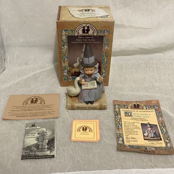Enesco | Accents | Enesco Vintage Figurine Mother Goose Limited Edition ...